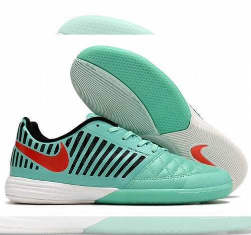 Футзалки Nike Lunar Gato II бирюзовые