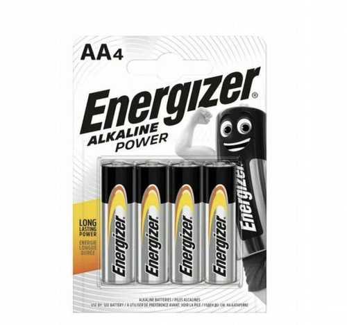 Батарейка energizer LR06 аа пальчиковая 1,5В 4шт в