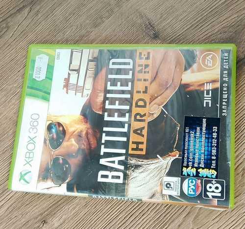 Игра на Xbox 360 "Battlefield Hardline"