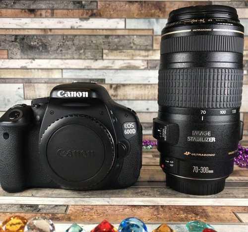 Canon EOS 600D kit EF 70-300mm 4-5.6 IS USM (A183)