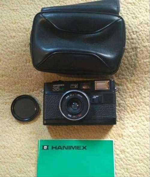 Плёночный фотоаппарат. Hanimex 35mf. Фотосумка