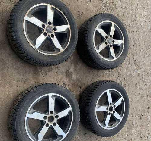 Колеса в сборе зимние R16 5/112 Audi VW