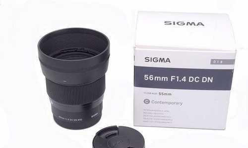 Sigma 56 mm AF F1.4 DC DN Sony E