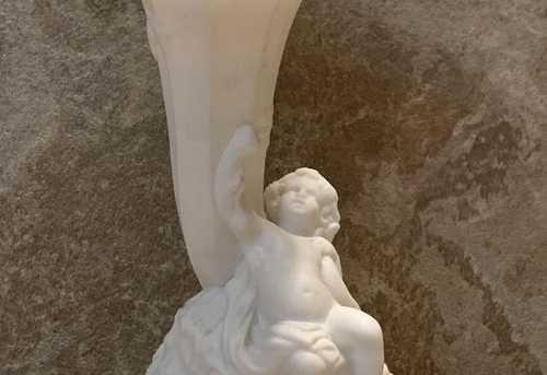Статуэтка " Мальчик с рогом изобилия" Gustavsberg