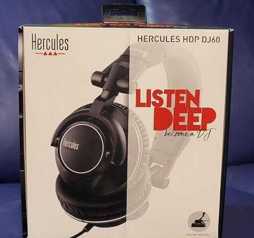 Наушники Hercules HDP DJ60 (новые, Германия)