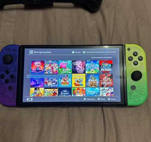 Nintendo switch oled splatoon 3 edition прошитая