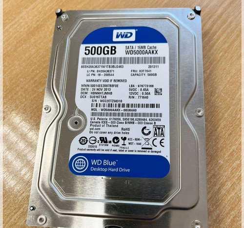 Hdd WD 500Gb