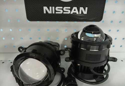 Лазерные птф для Nissan LED / bi-led линзы