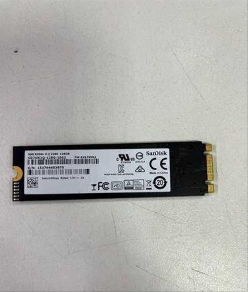 SSD бу M.2 SATA 128 gb Sandisk X300s 2280 3575ч