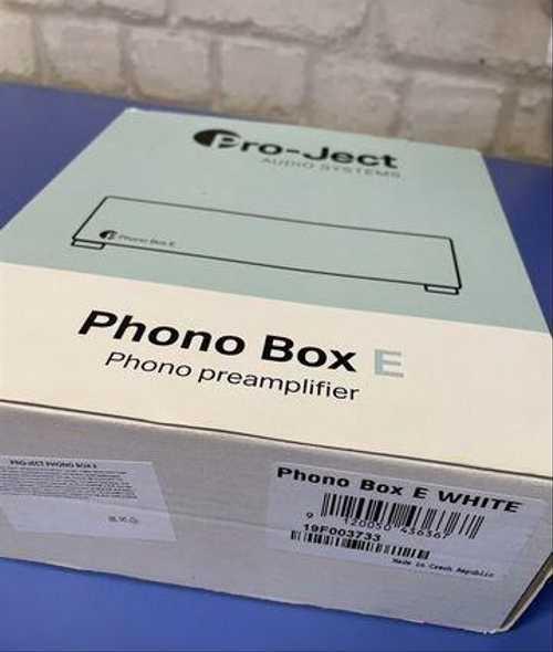 Фонокорректор Pro-Ject Phono Box E (Новый)