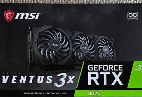 MSI RTX 3070 с гарантией отличная