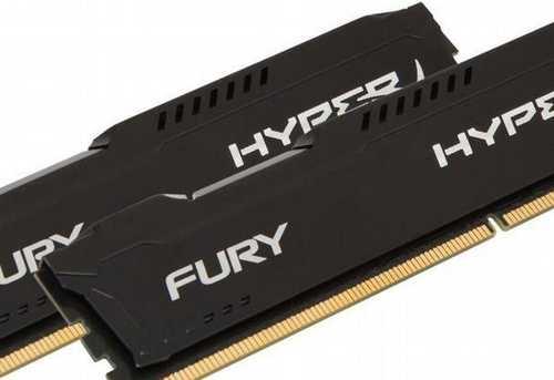 HyperX Fury 8 гб 4+4 DDR3 1866 мгц