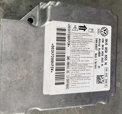 Блок безопасности air bag Audi A5 8t рестайлинг