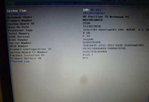 Плата HP DAY12EMB6C0 REV.C (N3540/830M)
