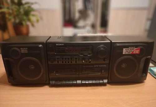 Магнитола Sony 2 кассетная с радио