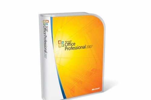 Офис Microsoft Office Pro 2007 WIN32 russian CD (2