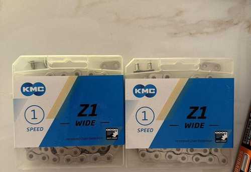 Цепь велосипедная KMC 1 speed z1 wide anti-drop