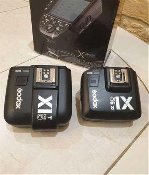 Радиосинхронизаторы Godox X1T и X1R для Canon