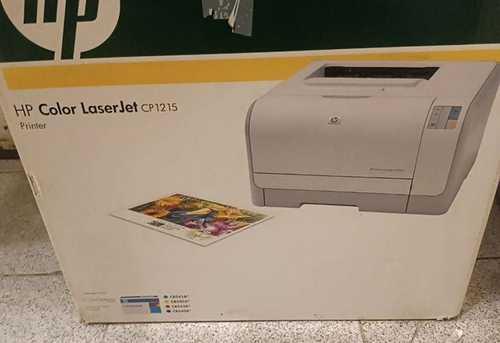 Новый цветной принтер HP Color LaserJet CP 1215