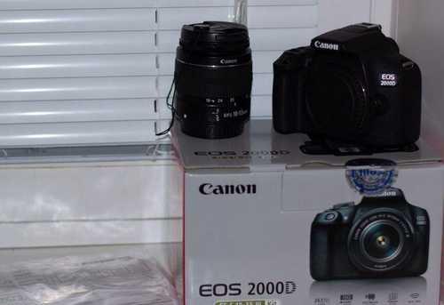 Canon EOS 2000D kit EF-S 18-55 mm III
