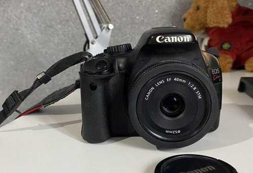 Зеркальный фотоаппарат canon eos x4