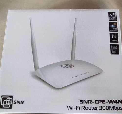 Wi-Fi роутер SNR-CPE-W4N