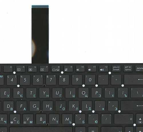 Клавиатура для Asus K55 черная без рамки