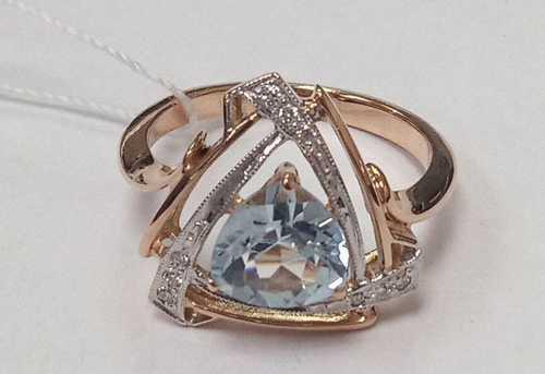 Золотое кольцо с бриллиантом (31900)