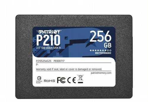 SSD накопитель Patriot P210, 256 гб (P210S256G25)