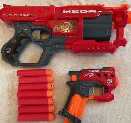 Бластер nerf mega