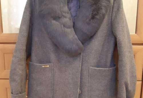 Пальто женское зимнее 48 50 длинна до колен
