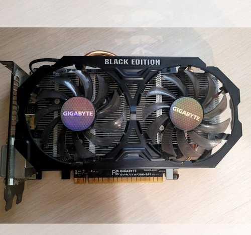 Видеокарта GeForce GTX 750 Ti black edition