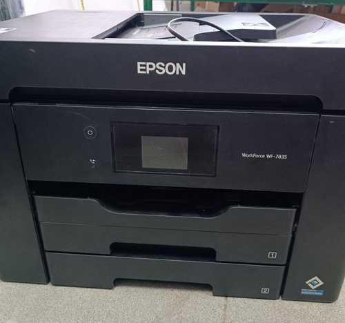 Цветной струйный мфу epson workforce WF-7835 принт