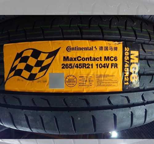 Continental MaxContact MC6 265/45 R21 104V