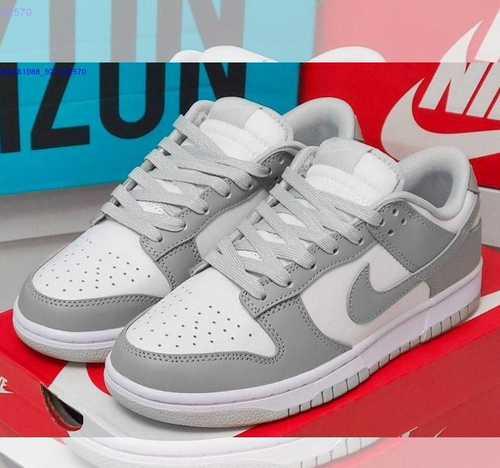 Кроссовки nike dunk low grey fog оригинал