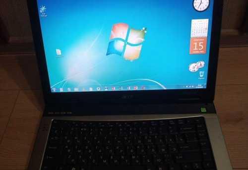 Рабочий ноутбук Acer. 2 гб, wi-fi, webcam
