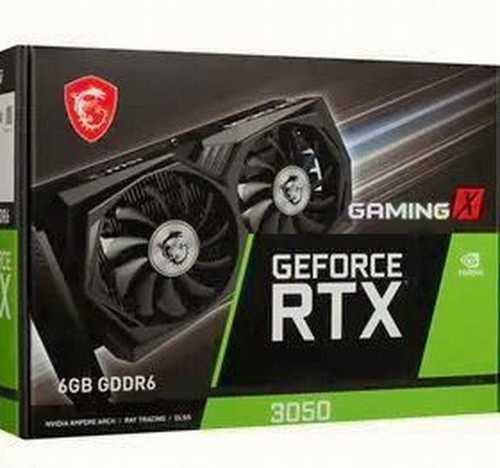 Видеокарта MSI GeForce RTX 3050 gaming X