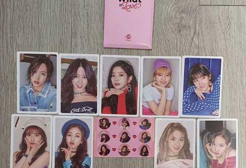 Twice сет 9-10 карт What is Love 5st Mini Album