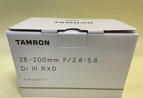 Tamron 28-200mm f/2.8-5.6 Di III RXD Sony E новый