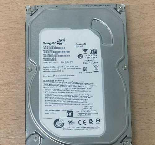 Жесткие диски Seagate Barracuda 500Гб 3.5"