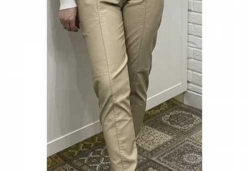 Кожаные брюки женские 46 размер в состоянии новых