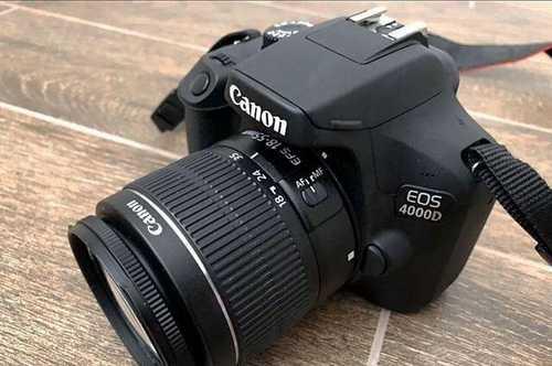 Зеркальный фотоаппарат canon eos 4000 d 18-55 kit