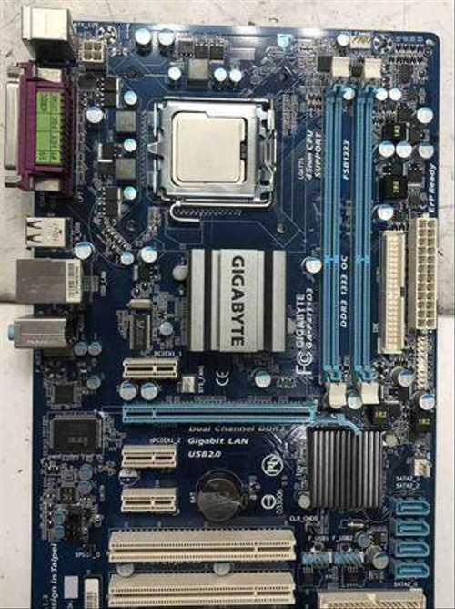 Материнская плата Gigabyte lga775 c ddr3