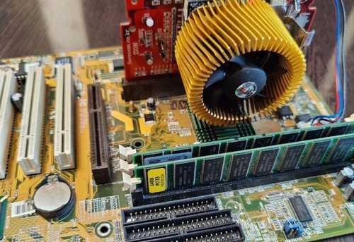 Материнская плата Asus P2B, комплект