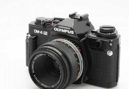 Olympus OM-4Ti с объективом 50mm f/3.5 Zuiko