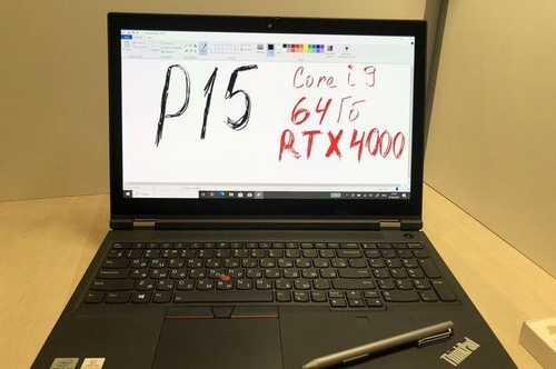 ThinkPad P15 4K I9-10885H/64G/1.5Tb/RTX 4000 8Gb