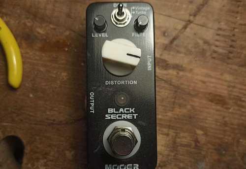 Педаль перегруза mooer black secret distortion