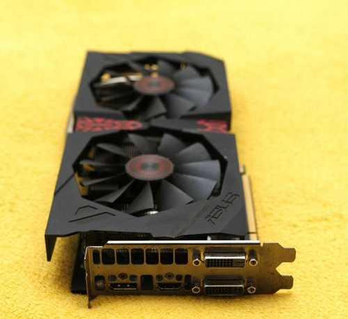 Видеокарта asus strix R9-380 256 bit 2Gb DDR5