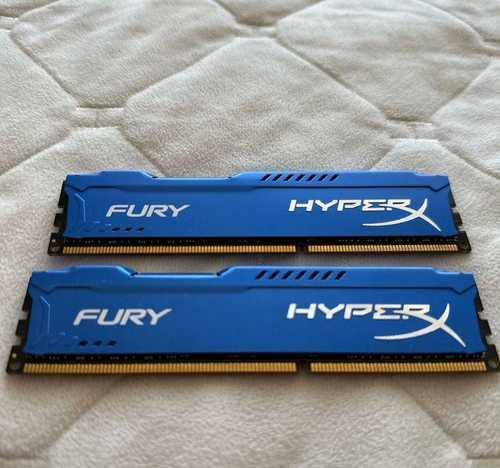 Оперативная память HyperX Fury 16 гб DDR3