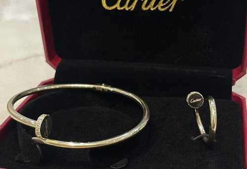Золотой комплект "Cartier"